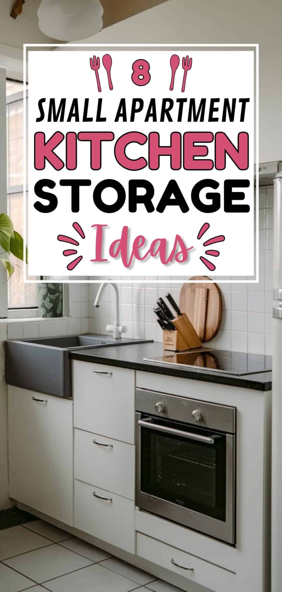 8 Useful Small Apartment Kitchen Storage Ideas - The Mega Mom