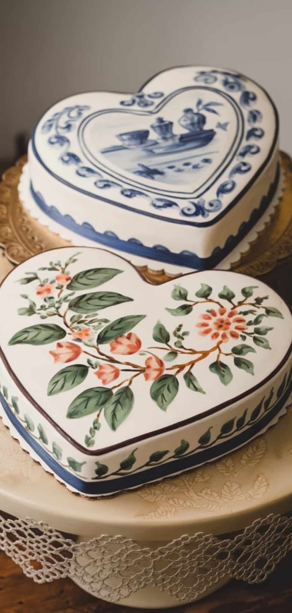 20 Colorful Mini Heart Cake Ideas - The Mega Mom