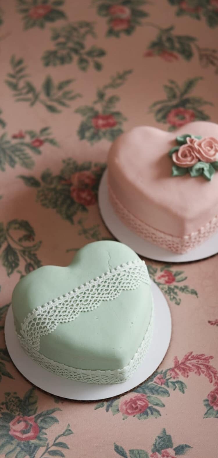 20 Colorful Mini Heart Cake Ideas - The Mega Mom