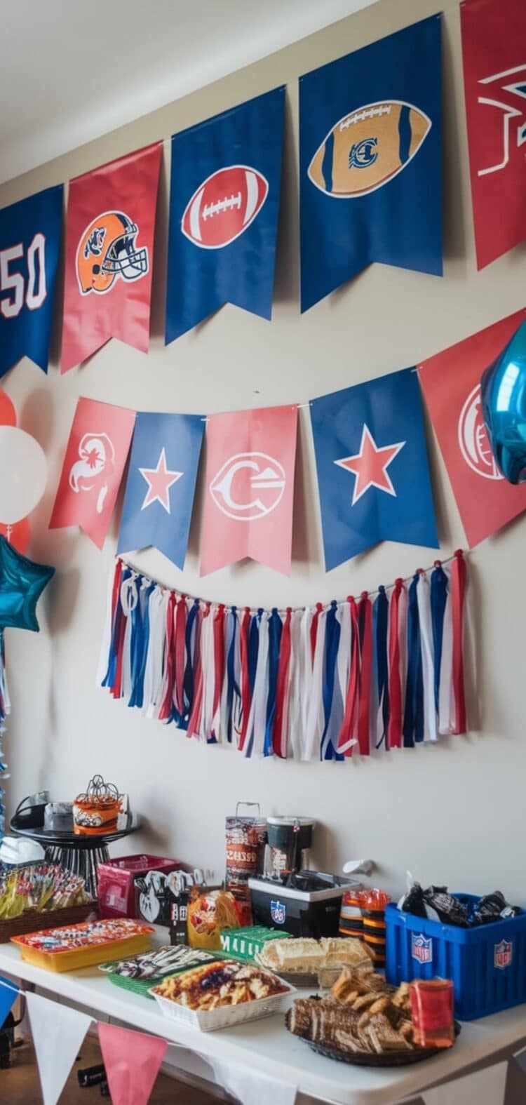 10+ Super Bowl Party Decor Ideas - The Mega Mom