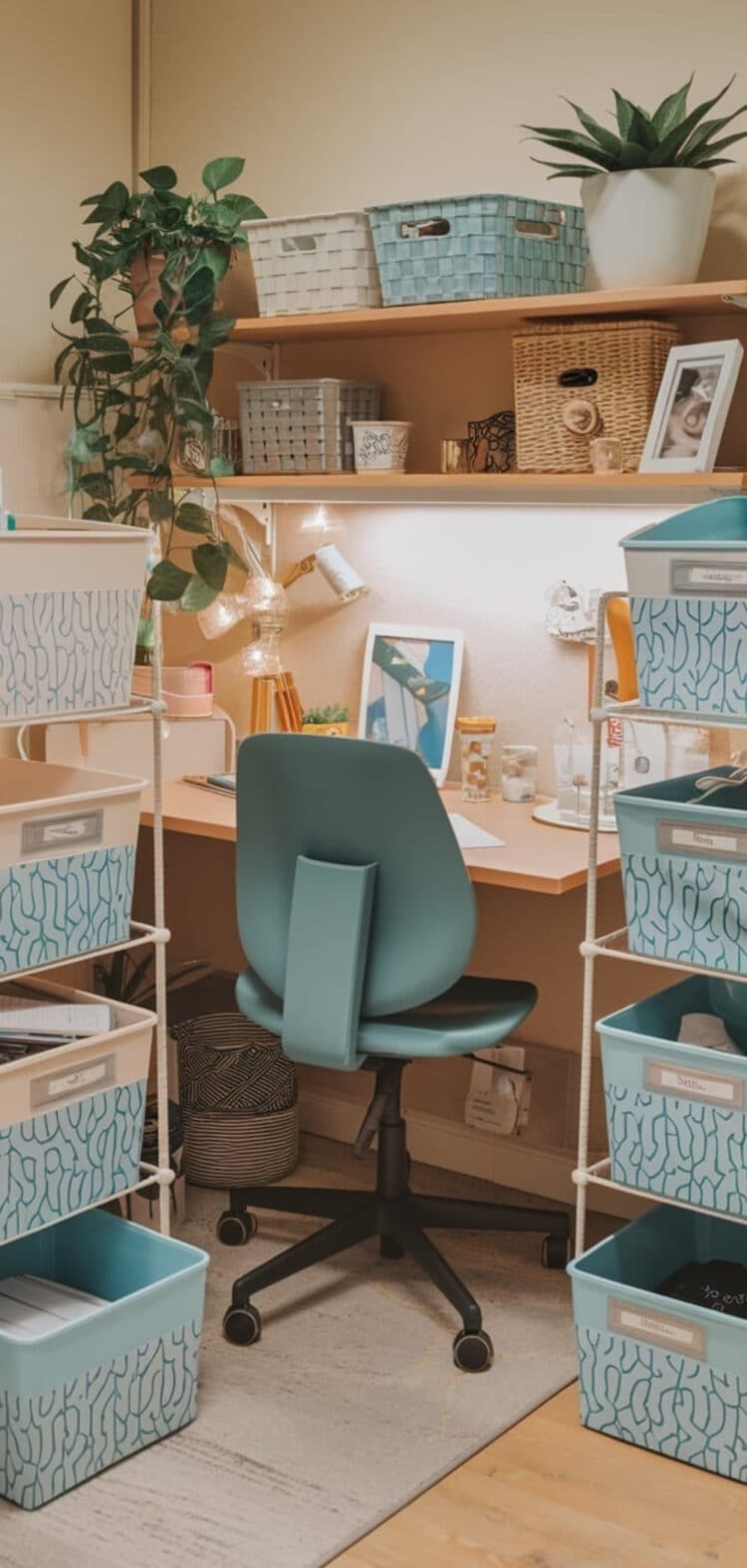16 Creative Cozy Cubicle Inspiration Ideas - The Mega Mom