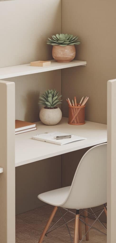 16 Creative Cozy Cubicle Inspiration Ideas - The Mega Mom