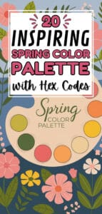 20 Inspiring Spring Color Palette with Hex Codes - The Mega Mom