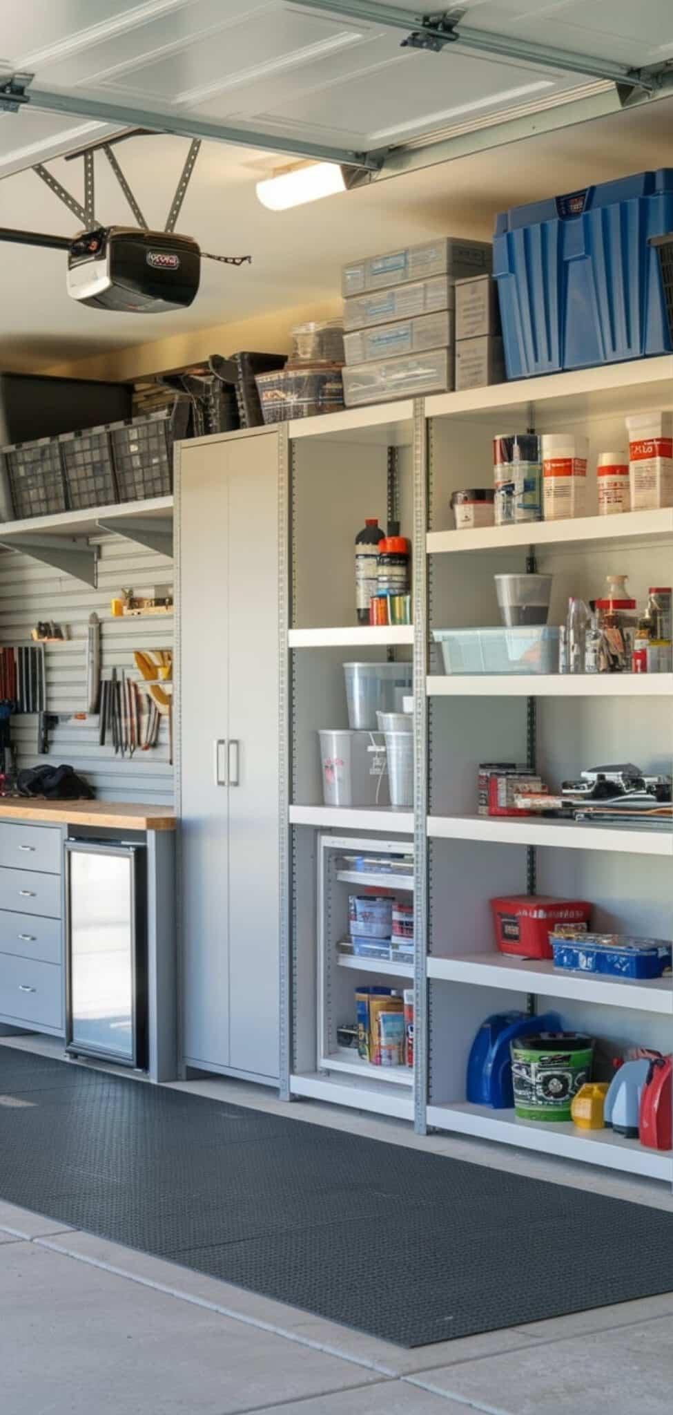 13 Easy Ideas For 2 Car Garage Organization - The Mega Mom
