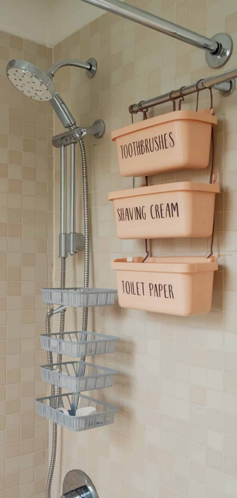 14 Innovative Shower Storage Ideas - The Mega Mom