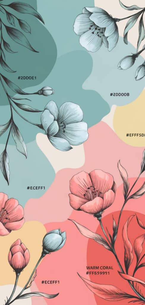 20 Inspiring Spring Color Palette with Hex Codes - The Mega Mom