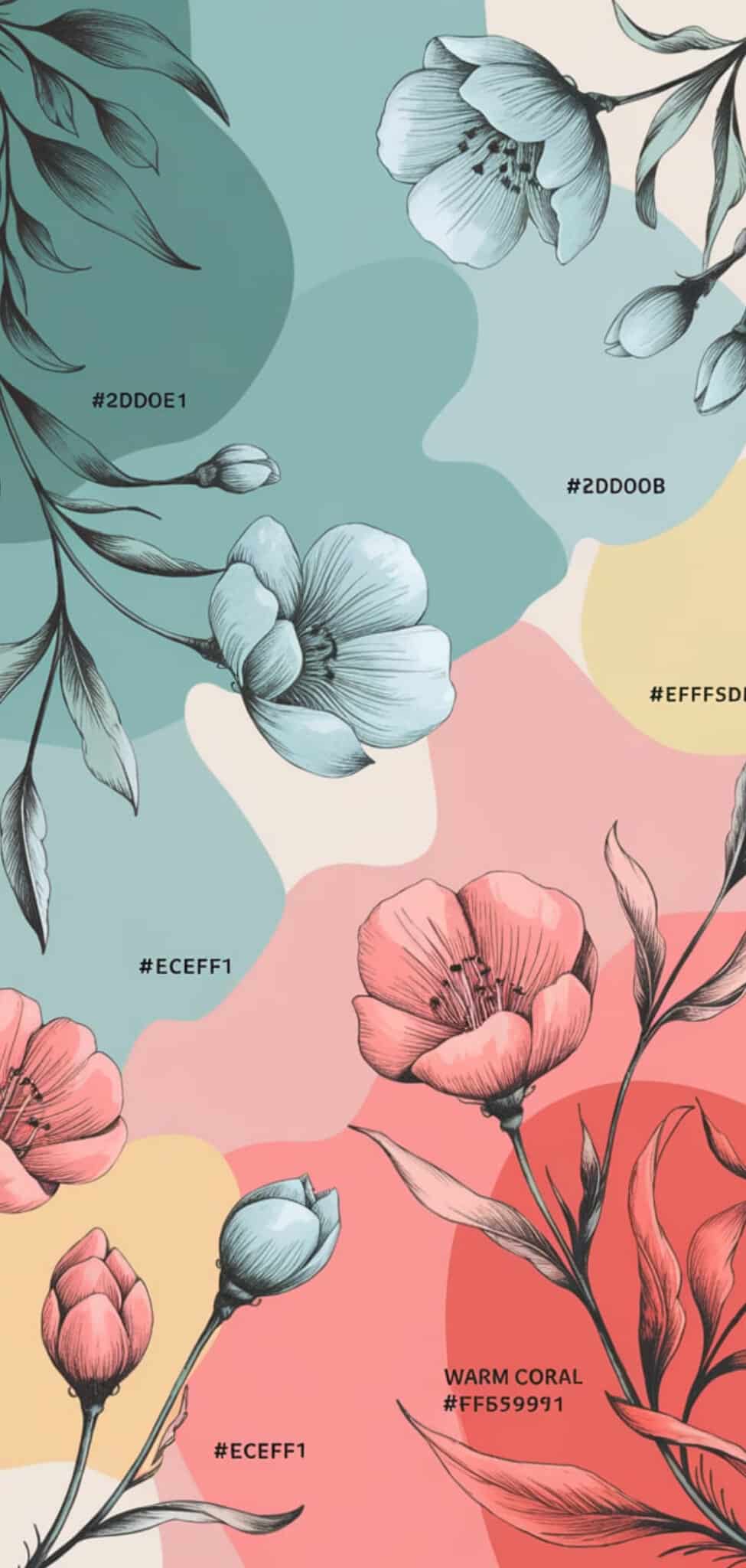 20 Inspiring Spring Color Palette with Hex Codes - The Mega Mom
