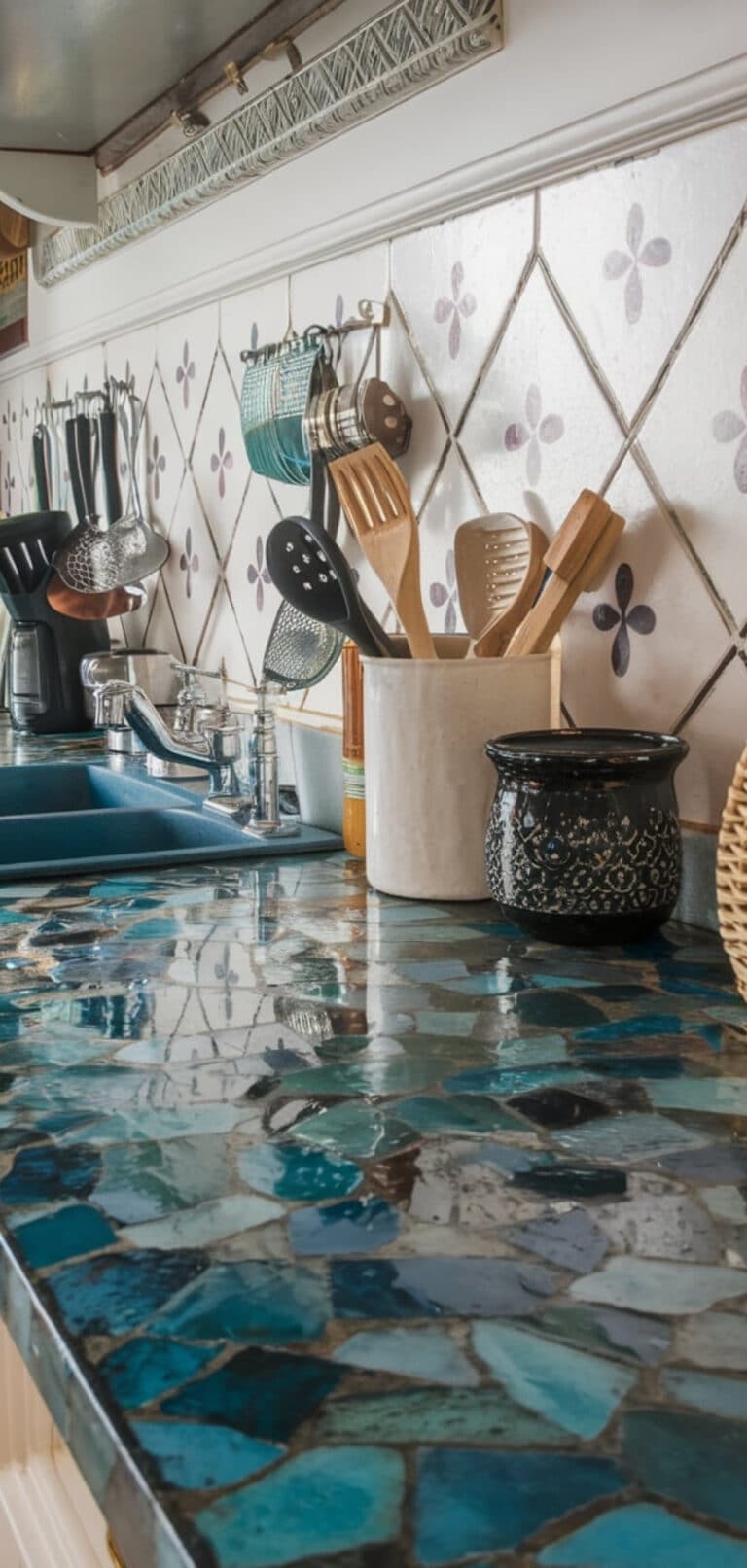 12+ Stunning Kitchen Countertop Design Ideas - The Mega Mom