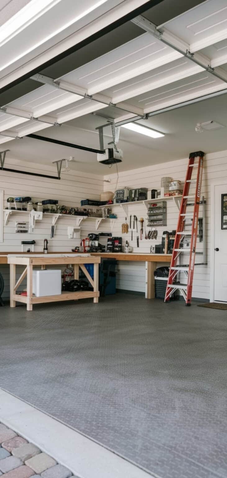 13 Easy Ideas For 2 Car Garage Organization - The Mega Mom