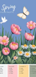 20 Inspiring Spring Color Palette with Hex Codes - The Mega Mom