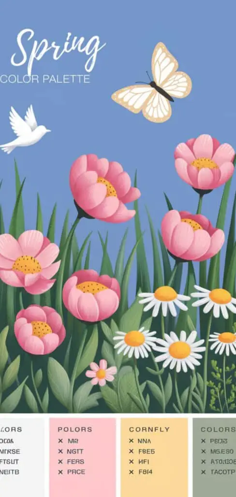 20 Inspiring Spring Color Palette with Hex Codes - The Mega Mom