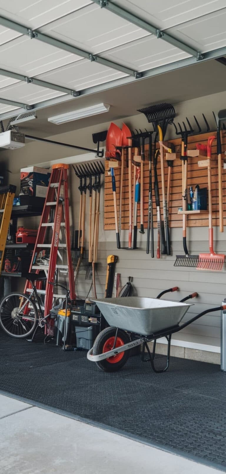 13 Easy Ideas For 2 Car Garage Organization - The Mega Mom