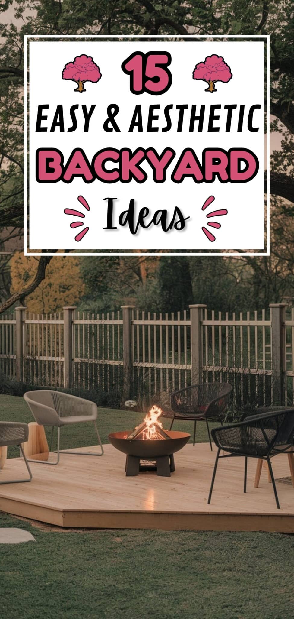 15 Easy & Aesthetic Backyard Ideas - The Mega Mom