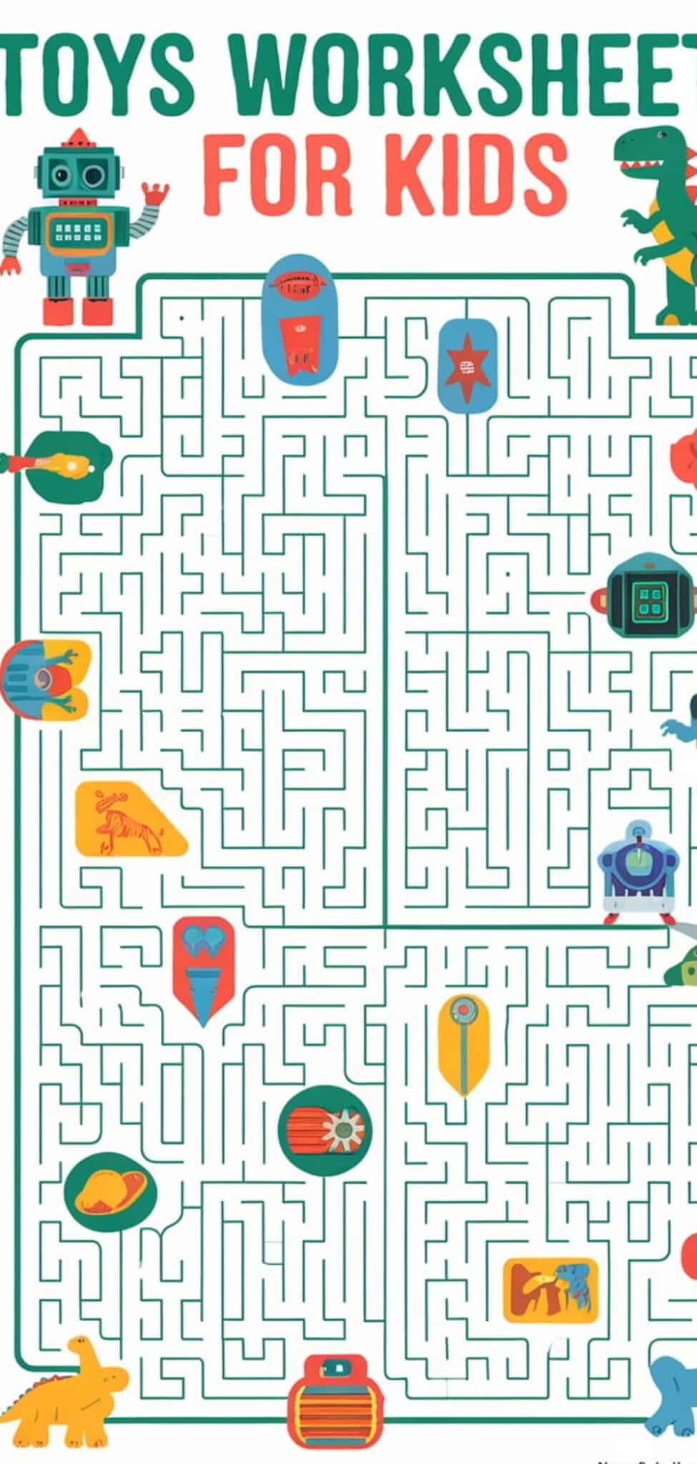 10+ Easy & Engaging Toys Worksheets For Kids - The Mega Mom