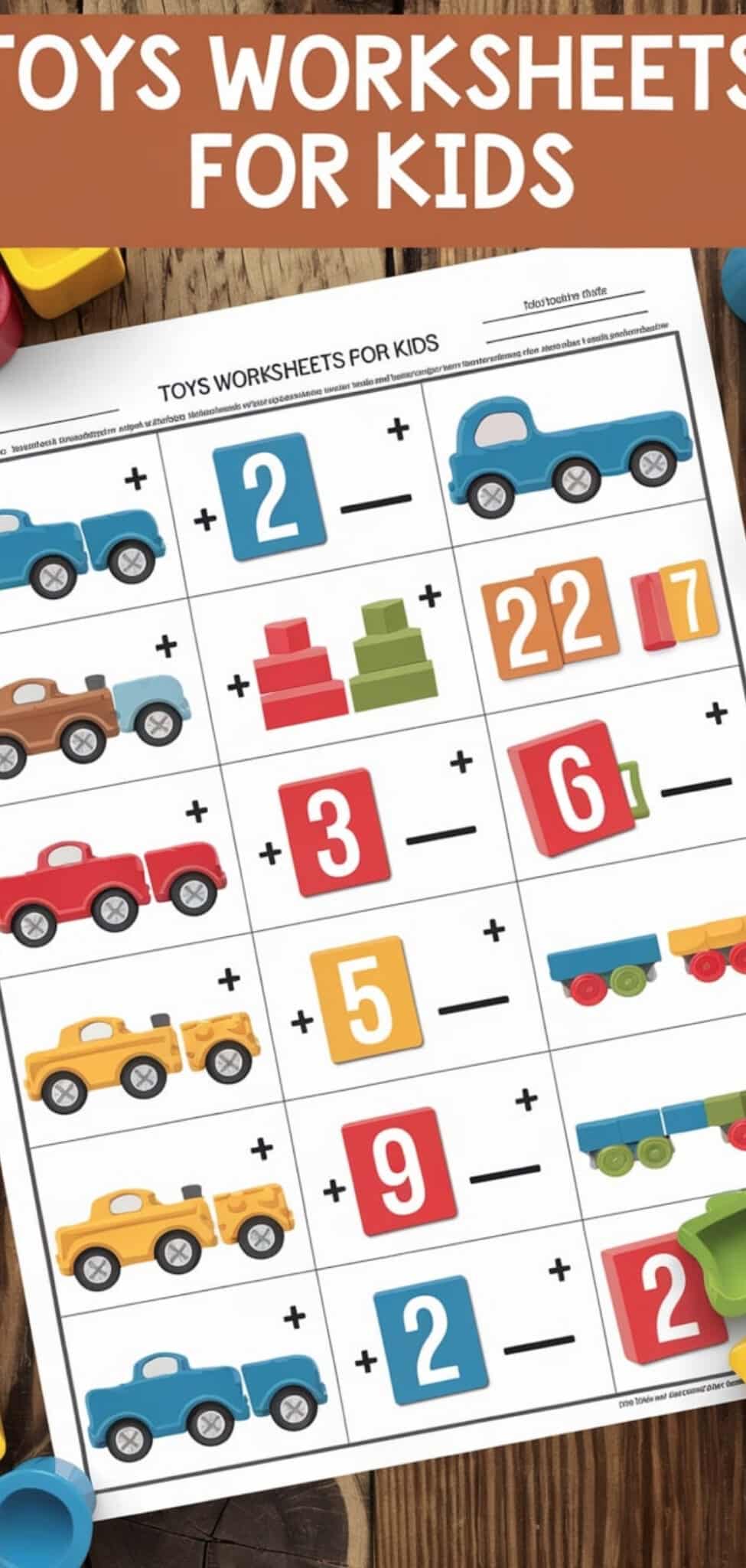 10+ Easy & Engaging Toys Worksheets For Kids - The Mega Mom