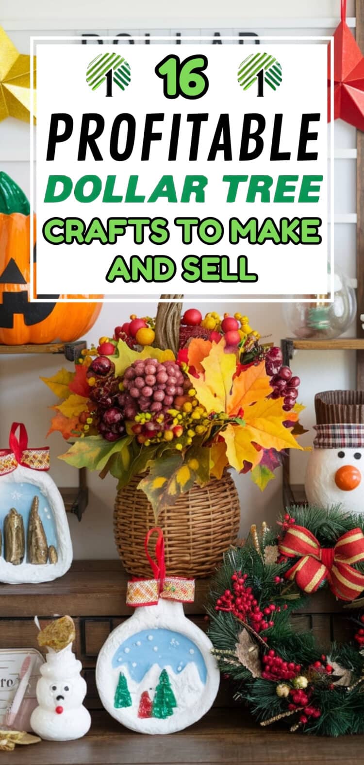 16 Profitable Dollar Tree Crafts to Make and Sell - The Mega Mom