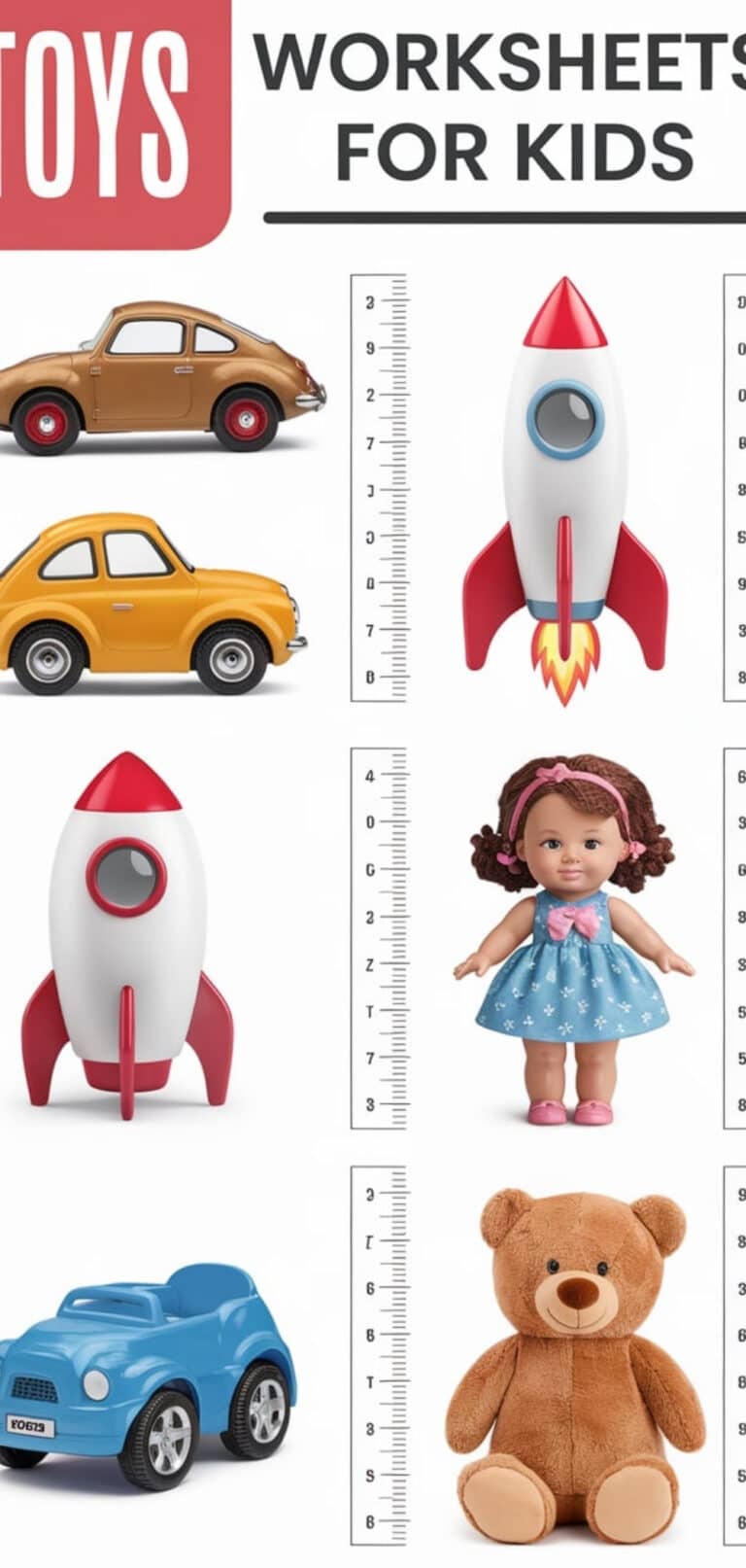 10+ Easy & Engaging Toys Worksheets For Kids - The Mega Mom