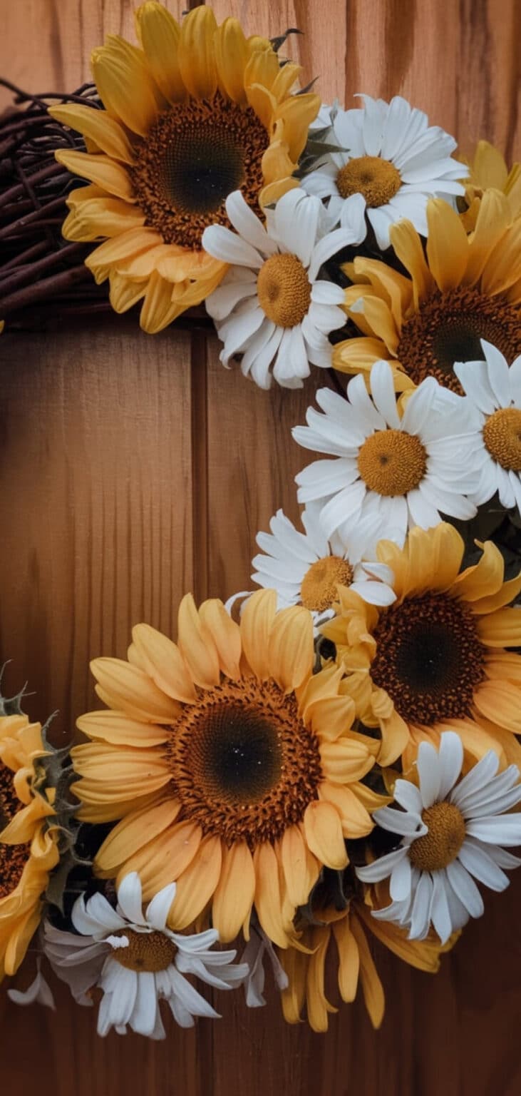 12+ Cheerful and Creative Spring Wreath Ideas - The Mega Mom