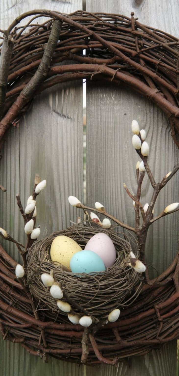 12+ Cheerful and Creative Spring Wreath Ideas - The Mega Mom
