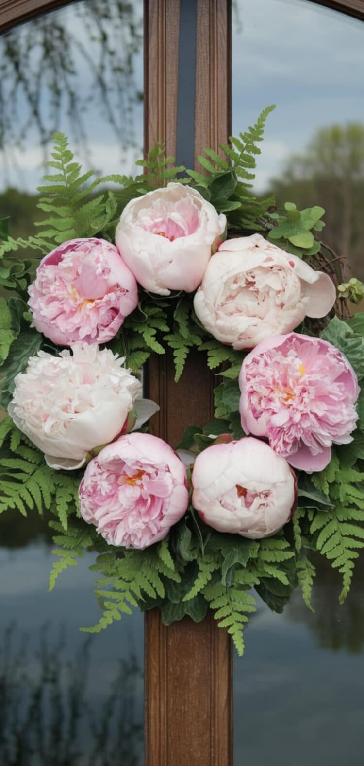 12+ Cheerful and Creative Spring Wreath Ideas - The Mega Mom
