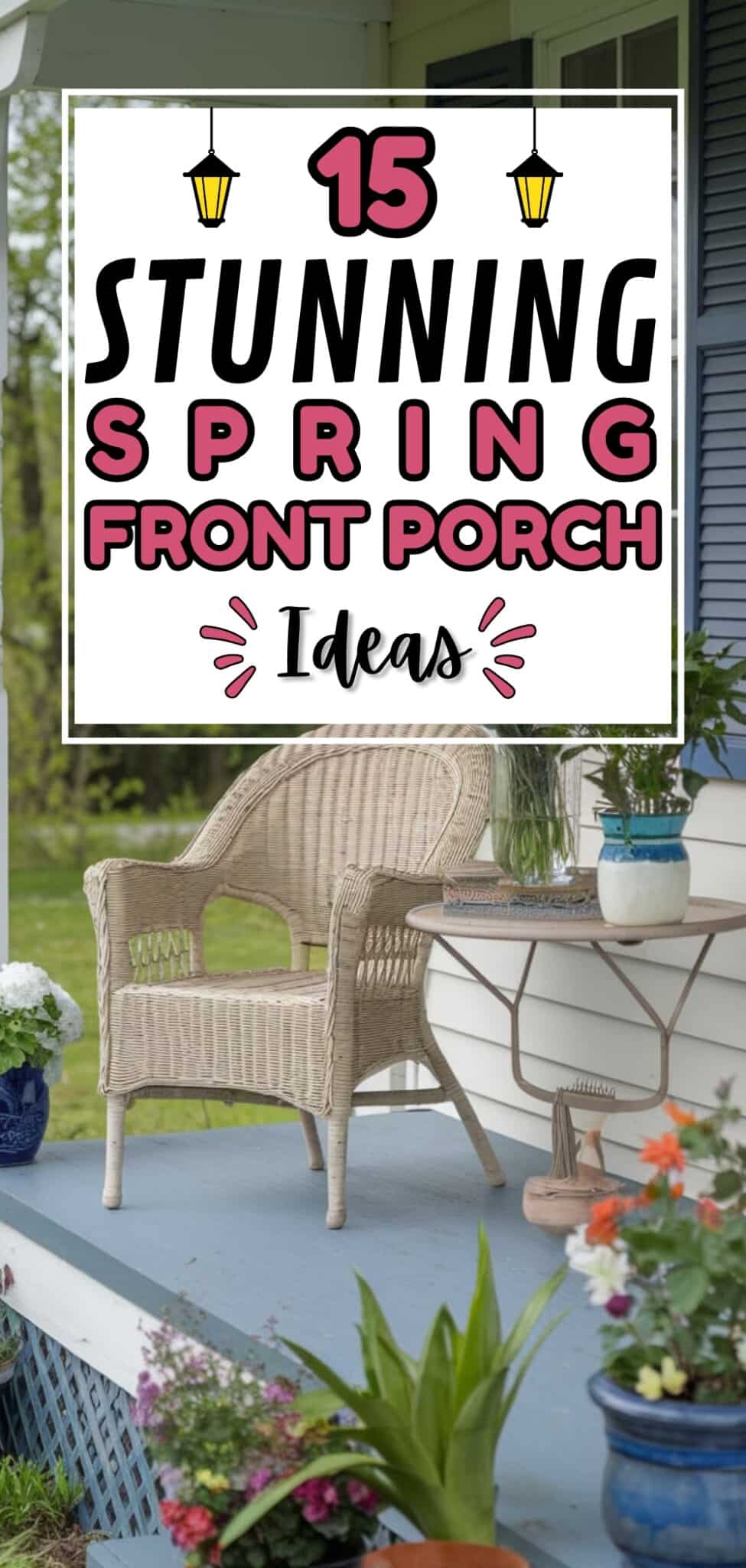 15 Stunning Spring Front Porch Ideas - The Mega Mom