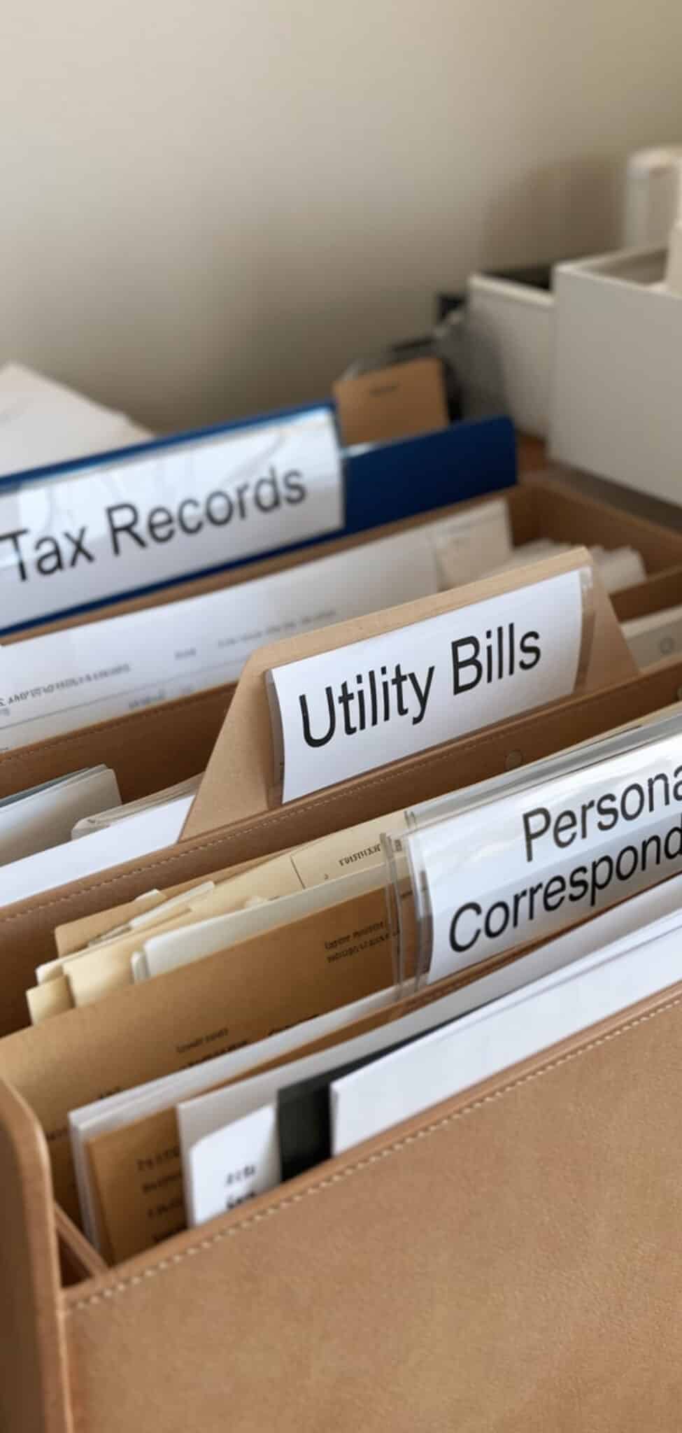 20 Effective Documents Organization Ideas - The Mega Mom