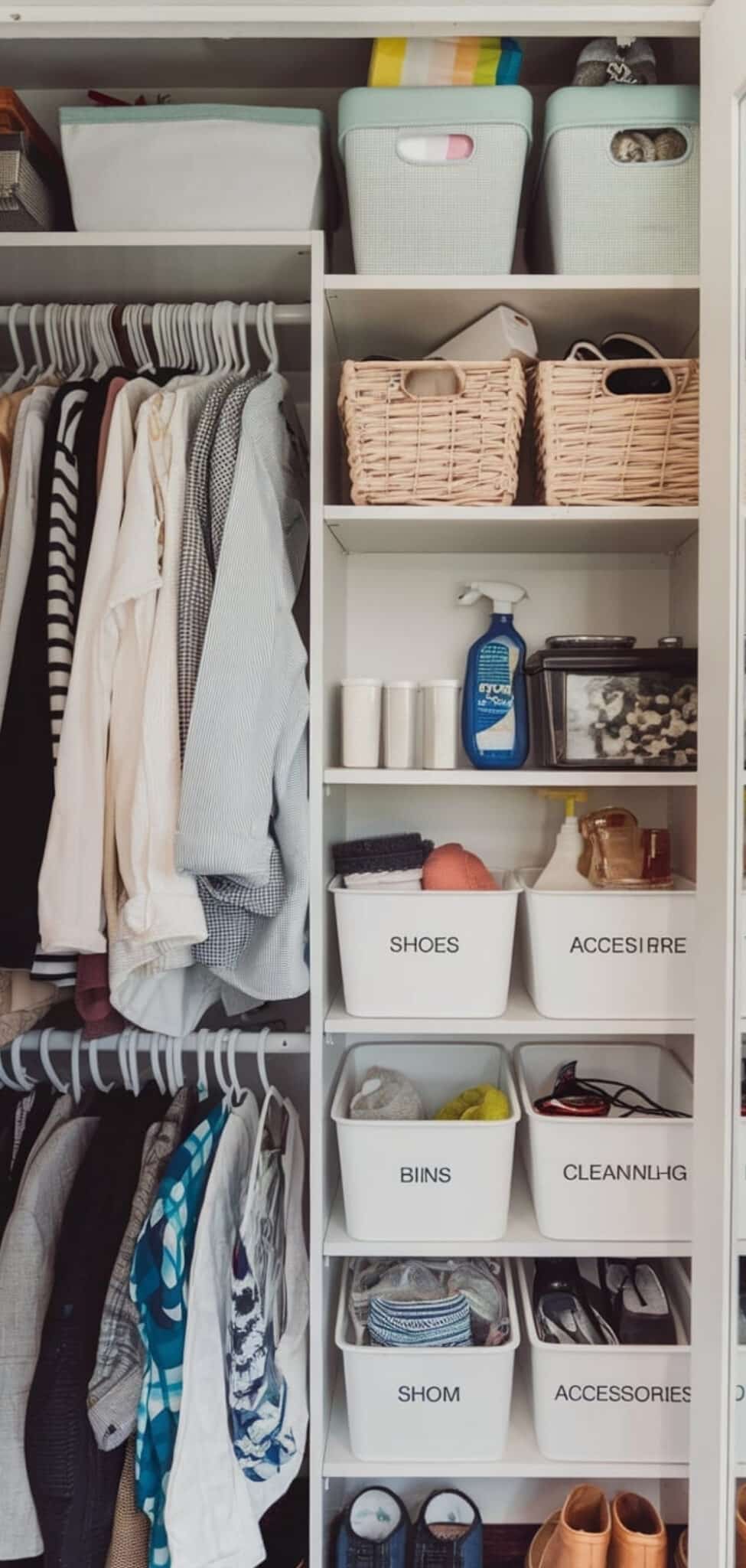 10 Useful Small Closet Organization Ideas - The Mega Mom