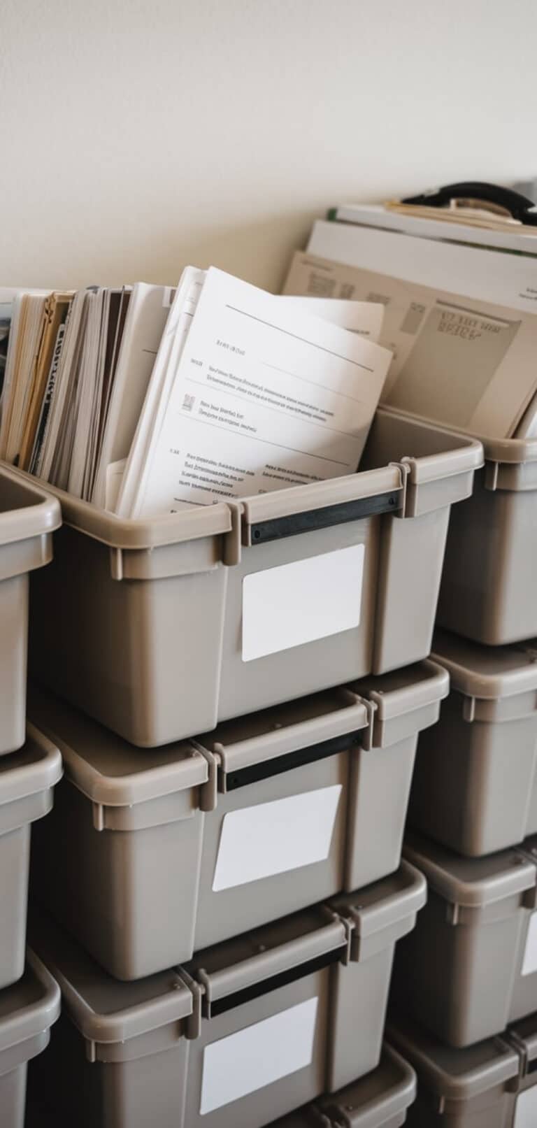 20 Effective Documents Organization Ideas - The Mega Mom