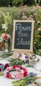 10+ Easy Flower Bar Ideas - The Mega Mom
