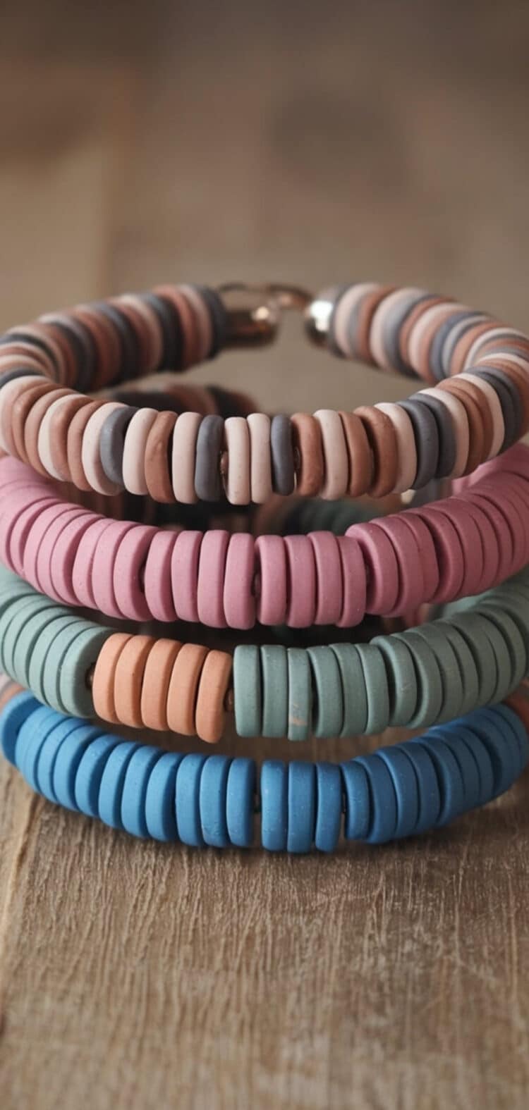 15 Creative Clay Bead Bracelet Ideas - The Mega Mom