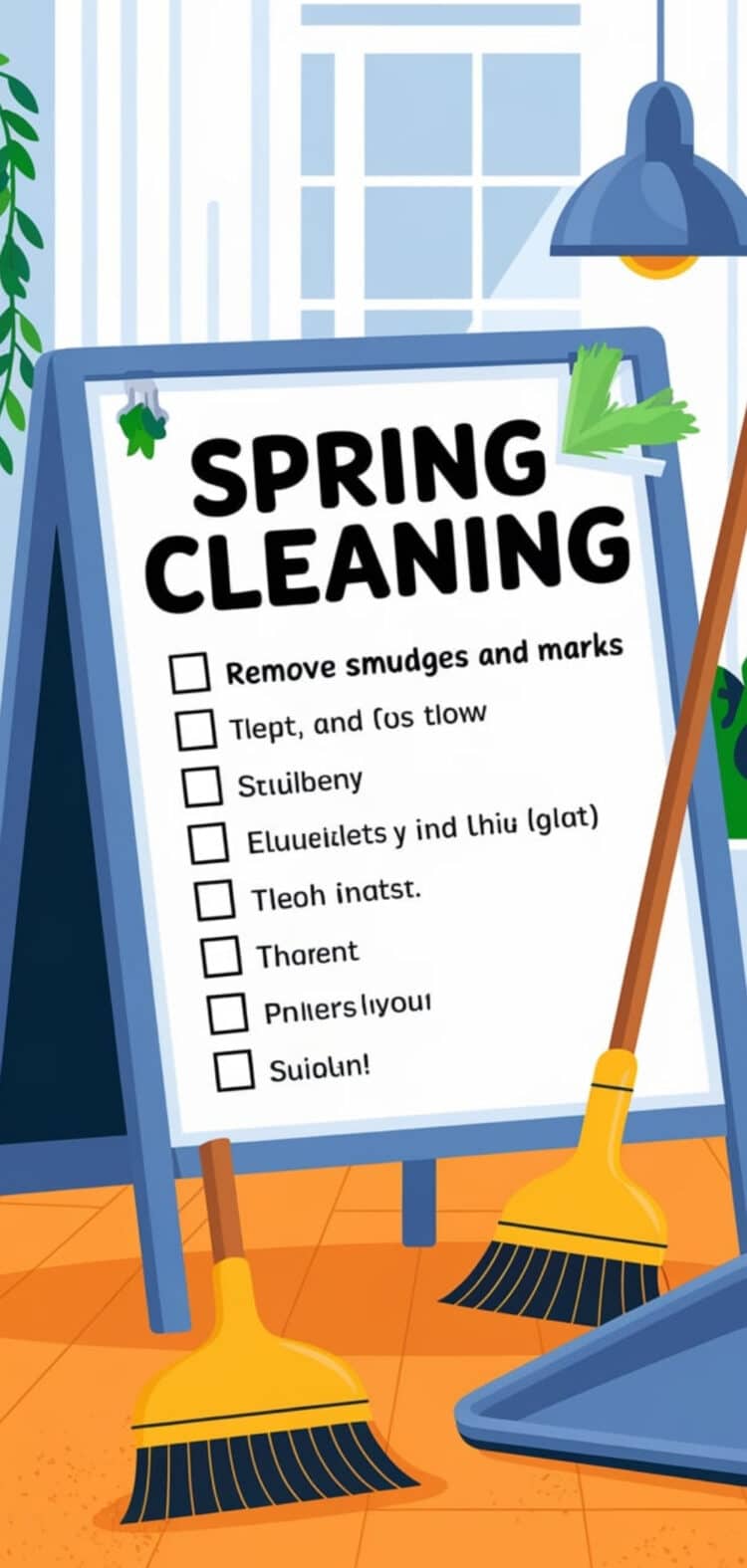 15 Quick & Easy Spring Cleaning Checklist - The Mega Mom