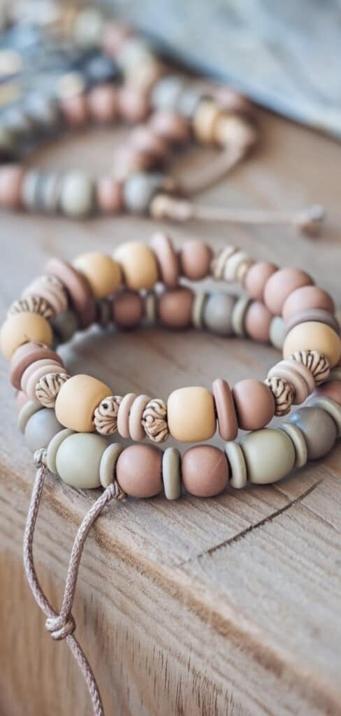 15 Creative Clay Bead Bracelet Ideas - The Mega Mom