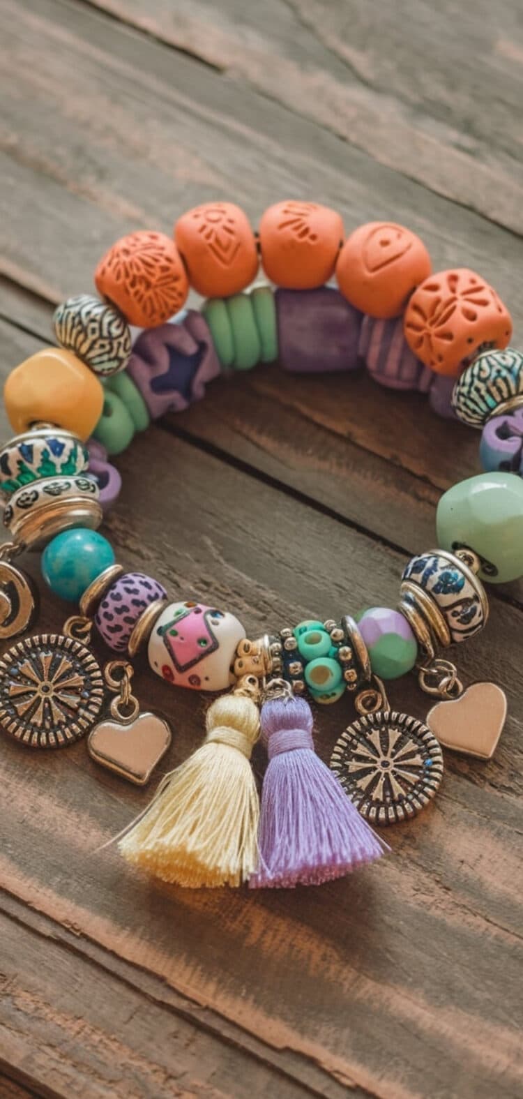 15 Creative Clay Bead Bracelet Ideas - The Mega Mom