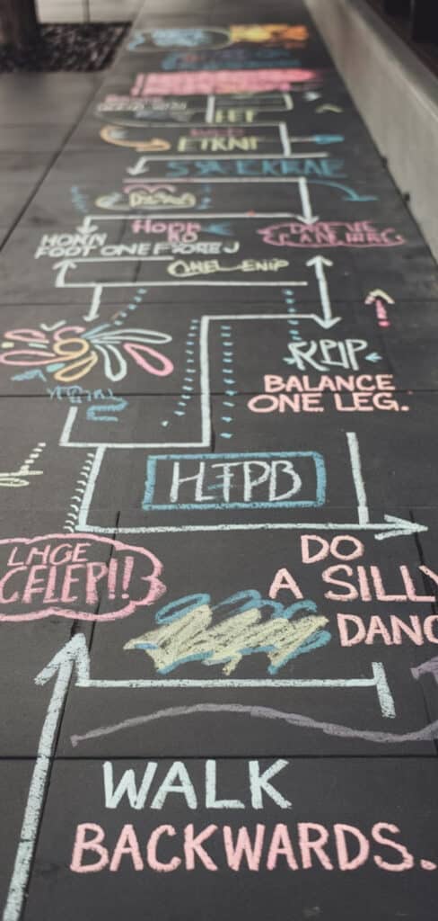 17 Exciting Chalk Obstacle Course For Kids - The Mega Mom