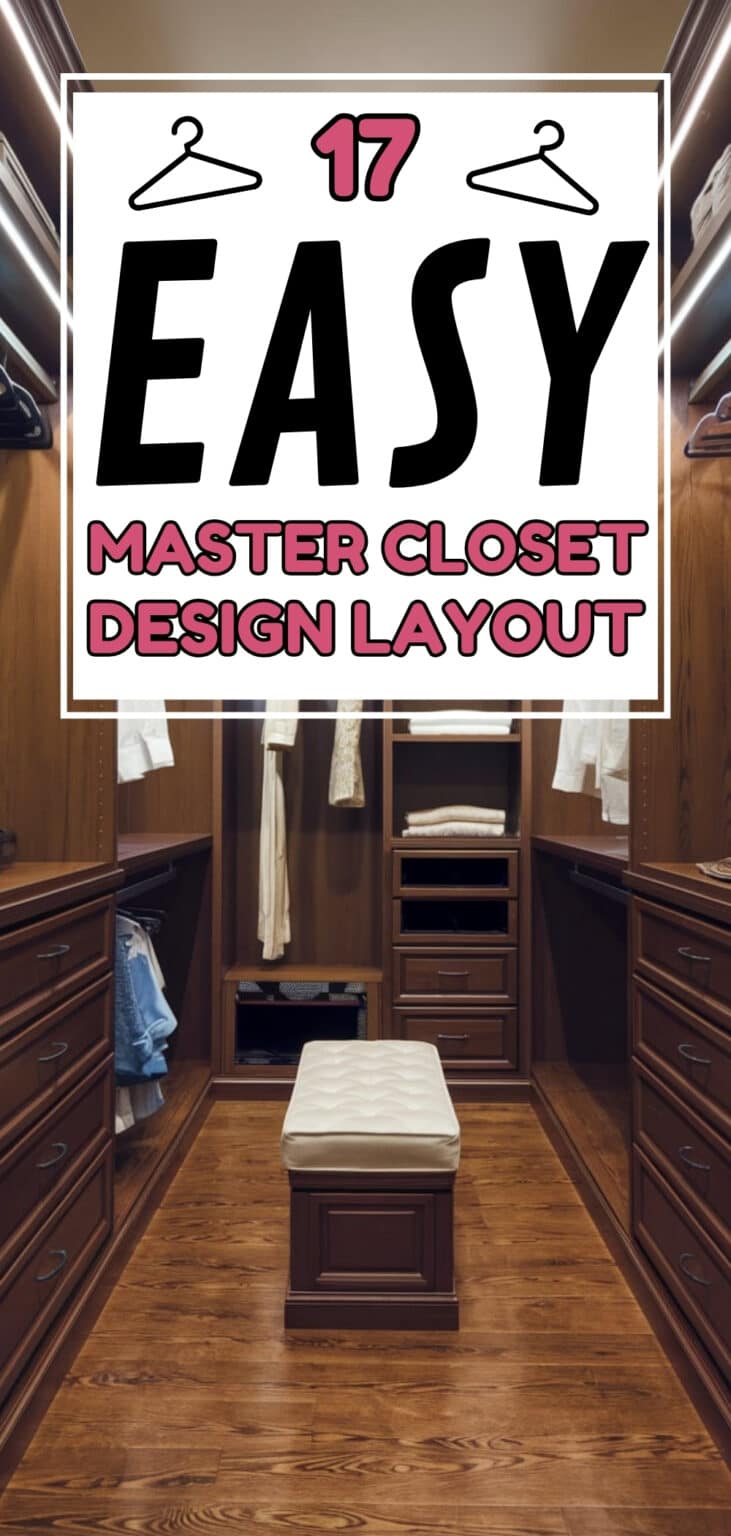 17 Easy Master Closet Design Layout - The Mega Mom