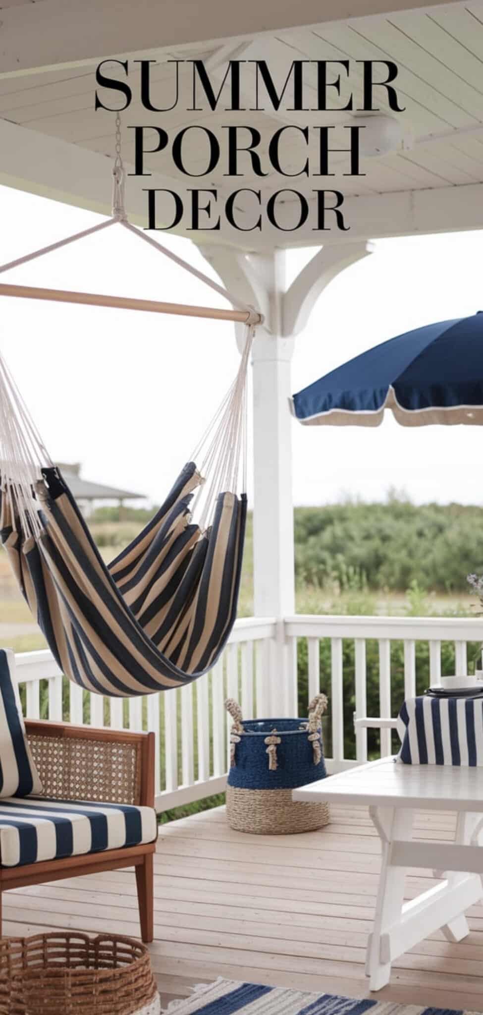 15+ Inspiring Summer Porch Decor Ideas - The Mega Mom