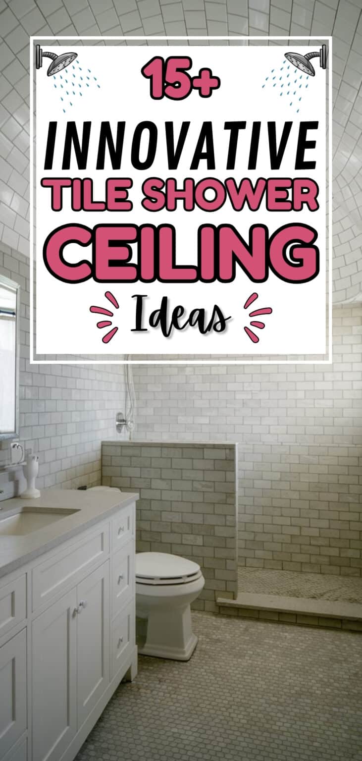 15+ Innovative Tile Shower Ceiling Ideas - The Mega Mom