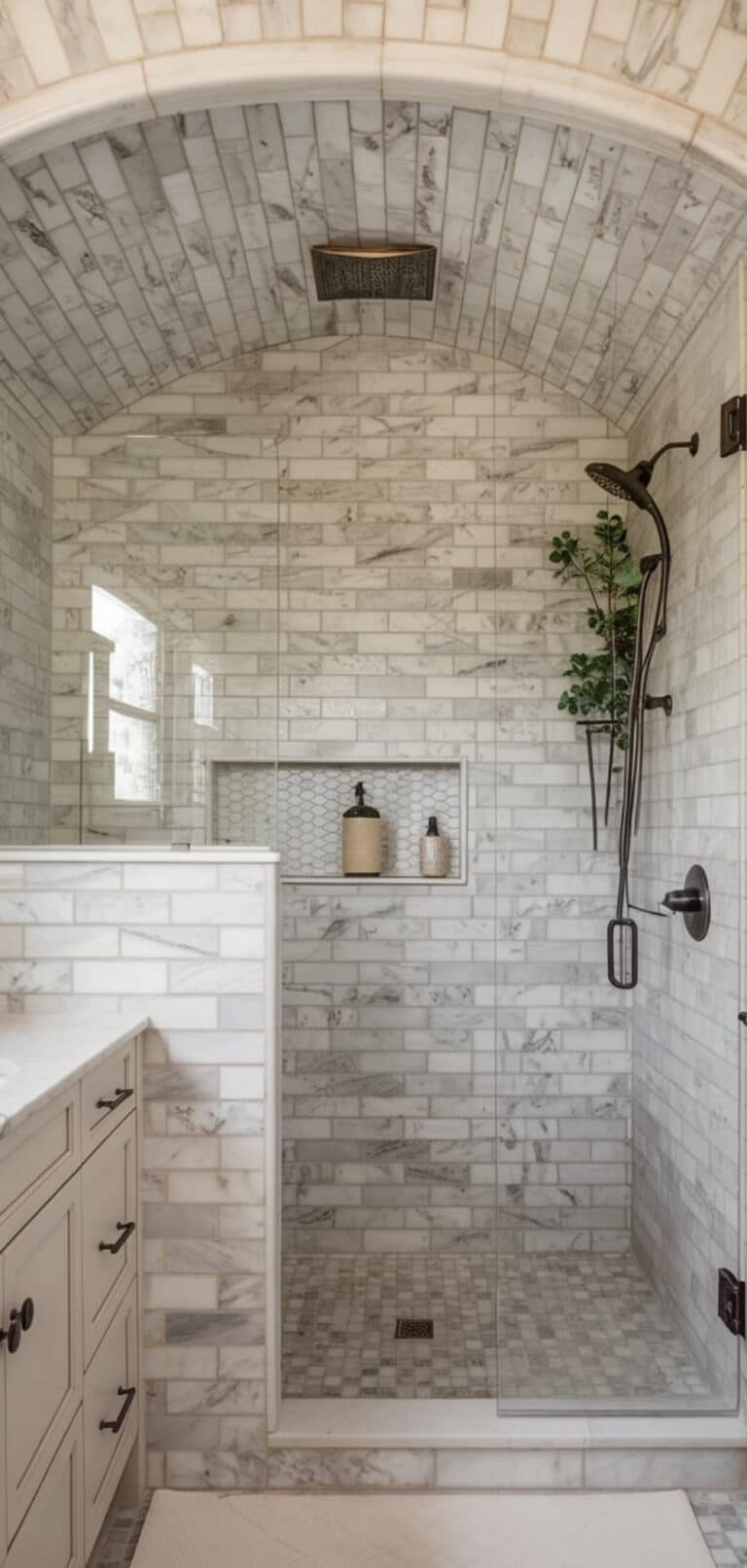 15+ Innovative Tile Shower Ceiling Ideas - The Mega Mom