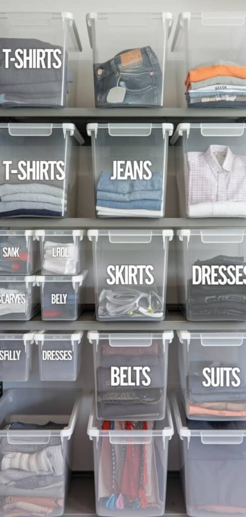 20+ Genius Clothing Shelf Organization Ideas - The Mega Mom