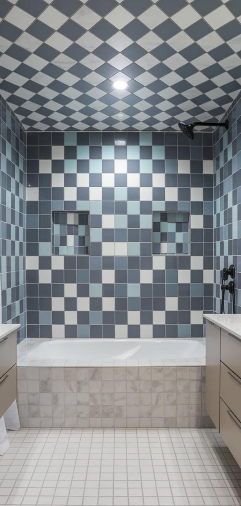 15+ Innovative Tile Shower Ceiling Ideas - The Mega Mom