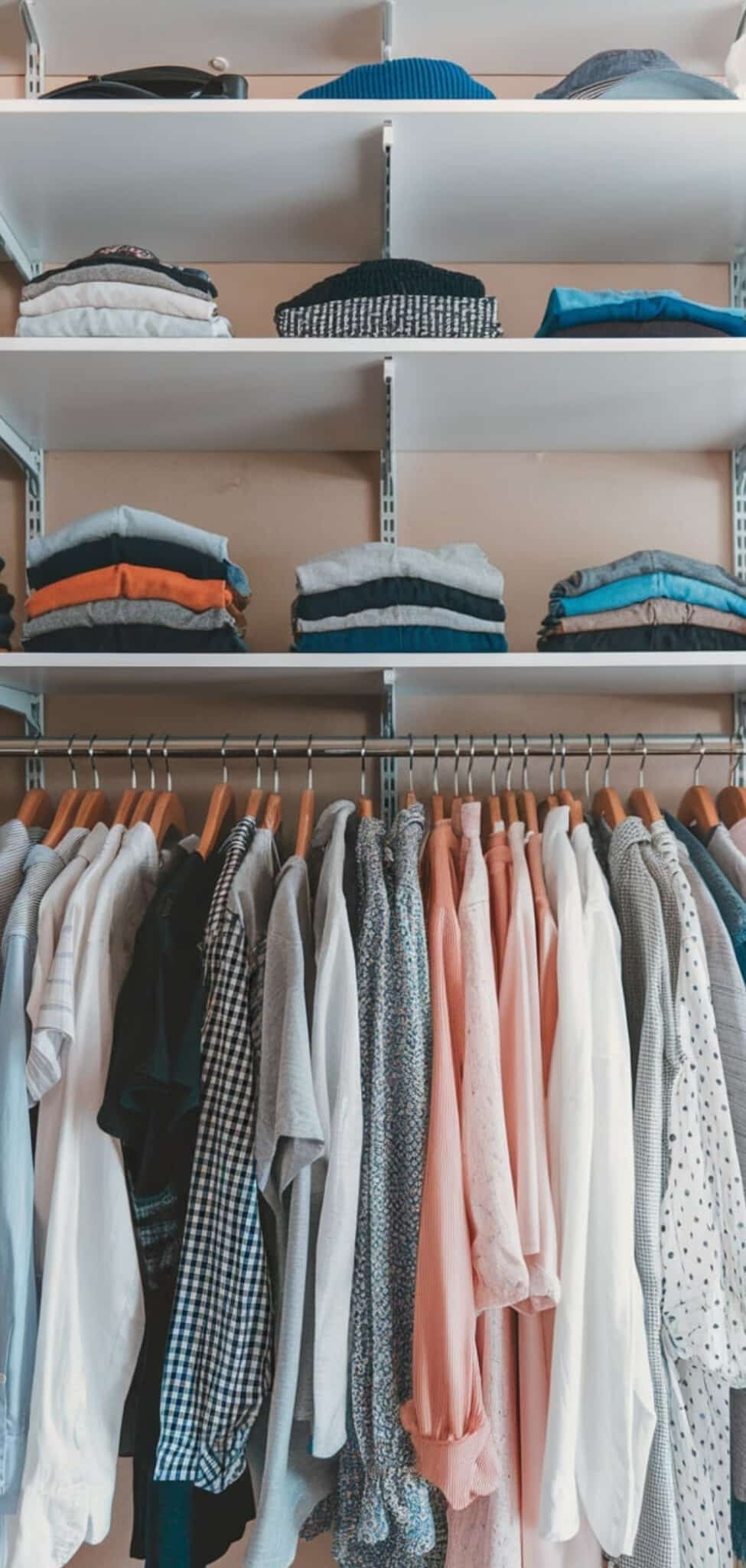 20+ Genius Clothing Shelf Organization Ideas - The Mega Mom