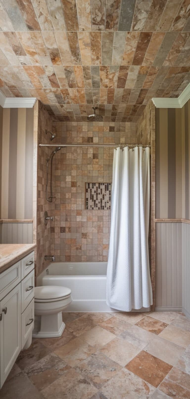 15+ Innovative Tile Shower Ceiling Ideas - The Mega Mom