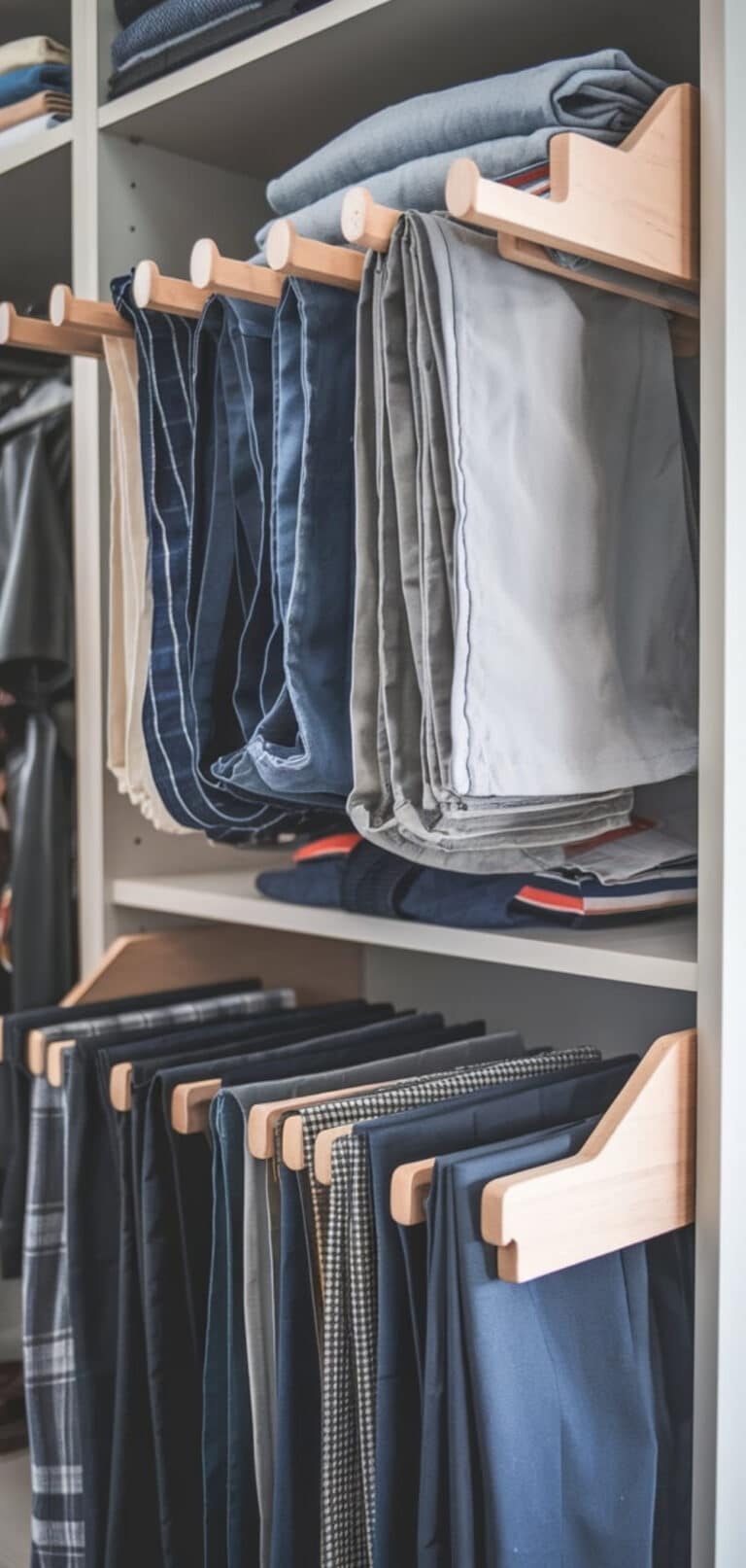 20+ Genius Clothing Shelf Organization Ideas - The Mega Mom