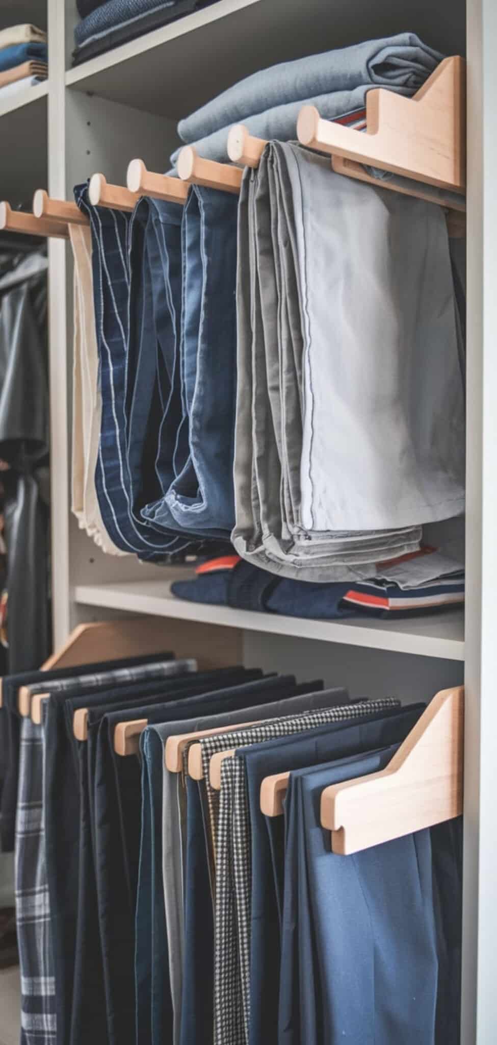 20+ Genius Clothing Shelf Organization Ideas - The Mega Mom
