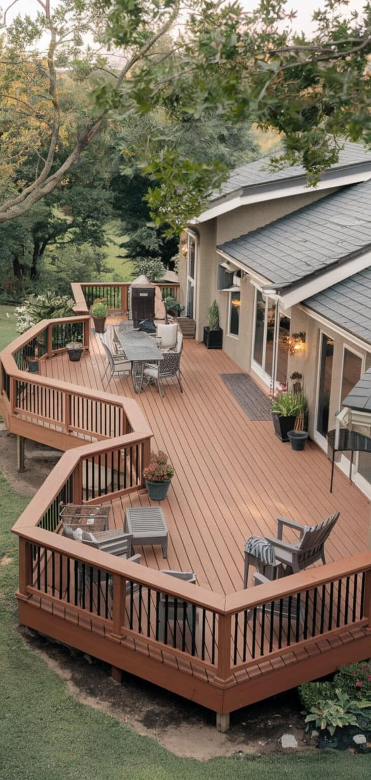 14 Inspiring Patio Backyard Deck Designs - The Mega Mom