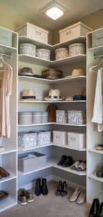 20+ Genius Clothing Shelf Organization Ideas - The Mega Mom