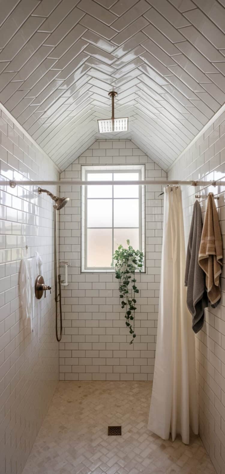 15+ Innovative Tile Shower Ceiling Ideas - The Mega Mom