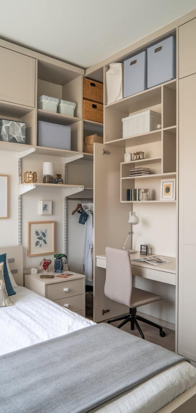 13 Expert Storage Hacks for Small Bedroom Organization - The Mega Mom
