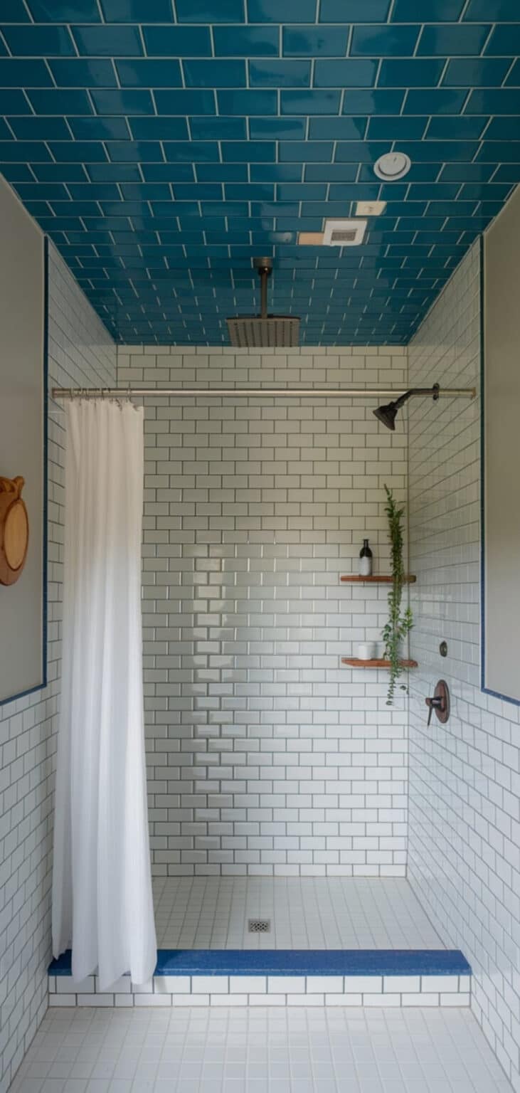 15+ Innovative Tile Shower Ceiling Ideas - The Mega Mom