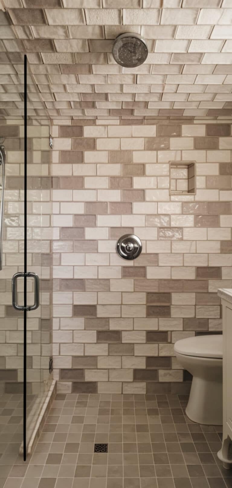 15+ Innovative Tile Shower Ceiling Ideas - The Mega Mom